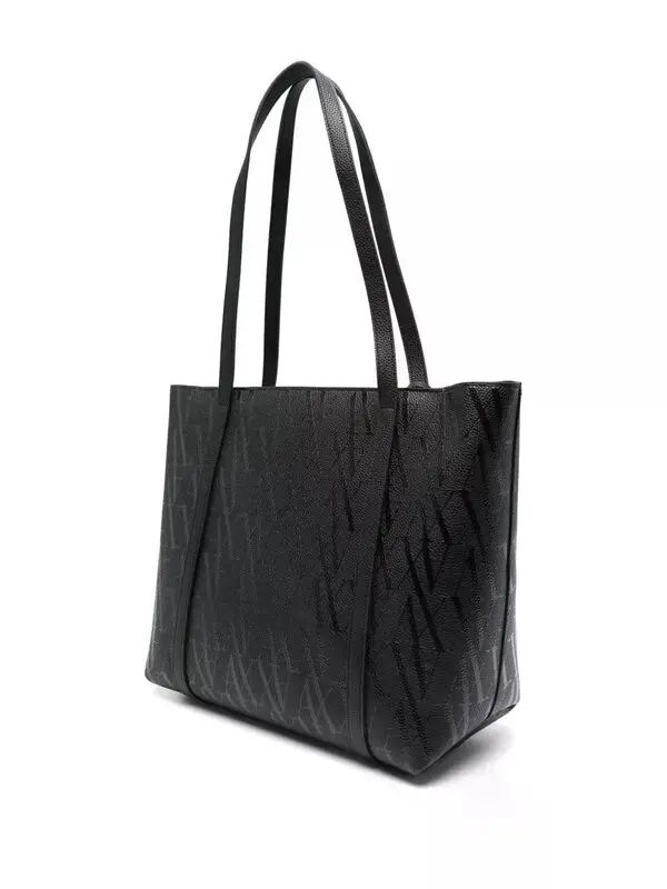 Armani Exchange Logo-pattern Tote