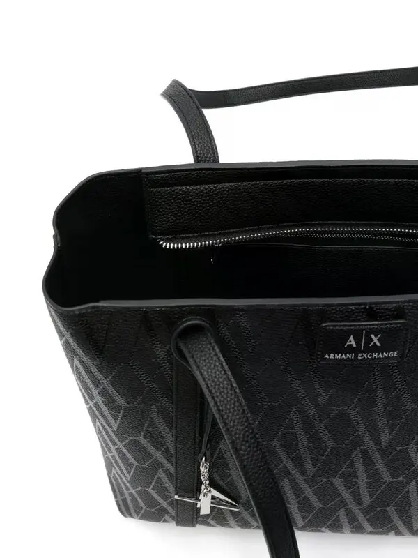 Armani Exchange Logo-pattern Tote