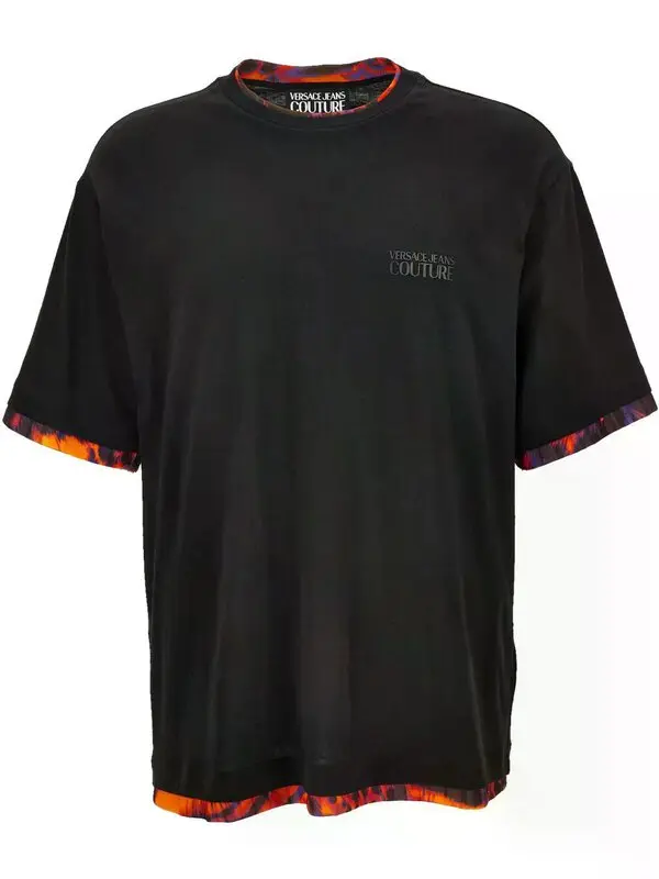 Versace Contrast Trim T-shirt
