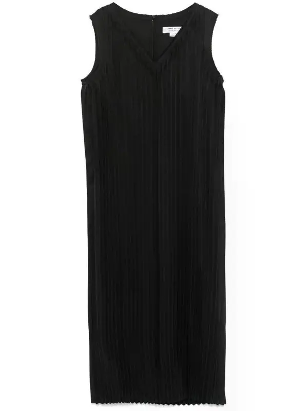 Comme Des Garçons Pleated Midi Dress