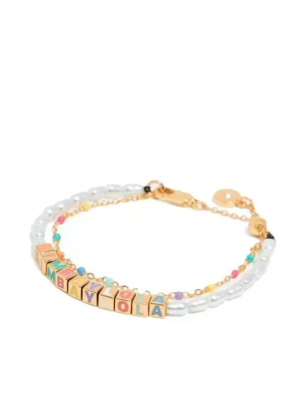 Bimba Y Lola Dice Logo Bracelet - Gold