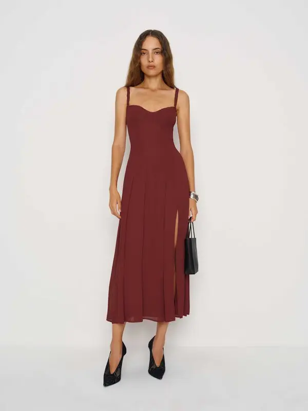 REFORMATION Katara Dress - Red