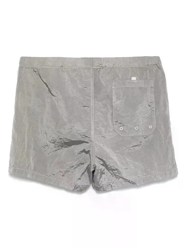 Stone Island Logo-patch Swim Shorts - Grey