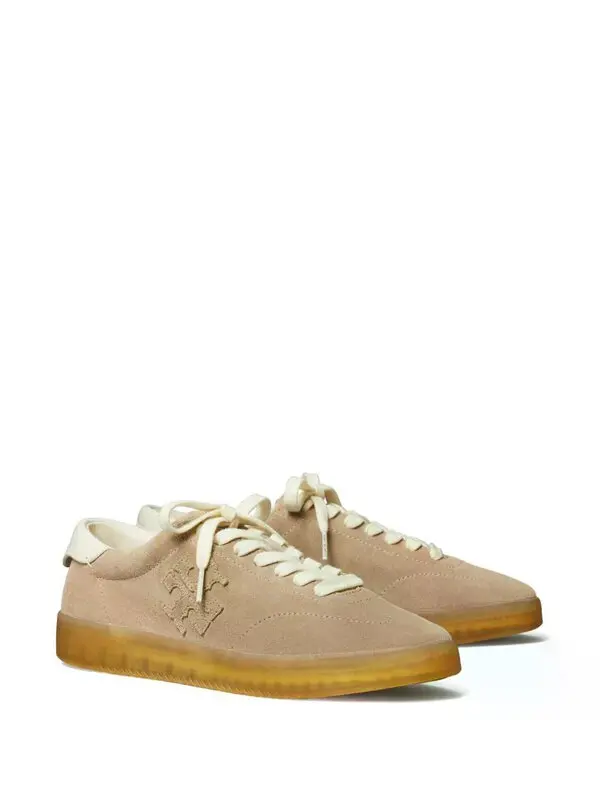 Tory Burch Phoenix Lace Up Sneakers - Neutrals