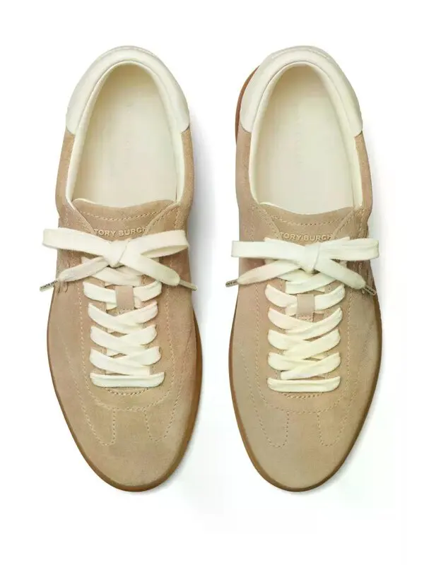 Tory Burch Phoenix Lace Up Sneakers - Neutrals