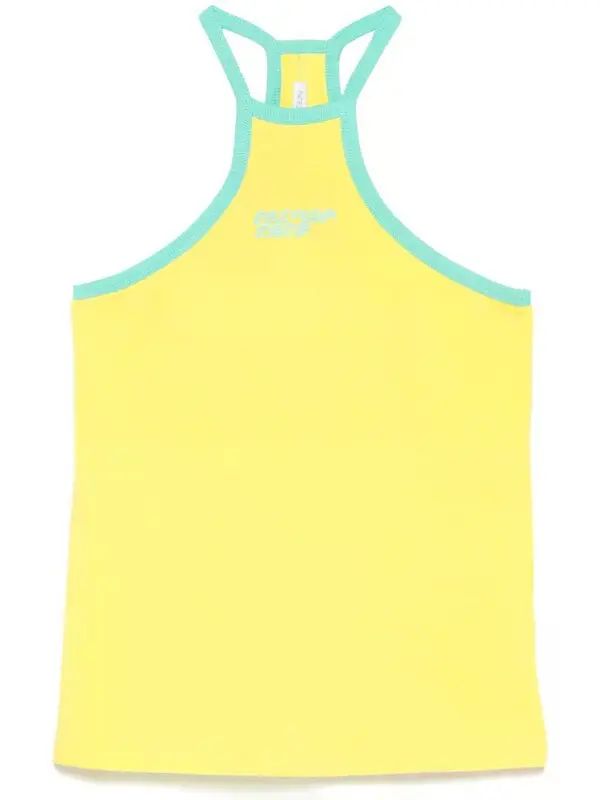 Patrizia Pepe Jersey Tank Top - Yellow