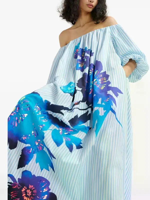 Essentiel Antwerp Horpio Maxi Dress In Blue - 50% Off | Editorialist