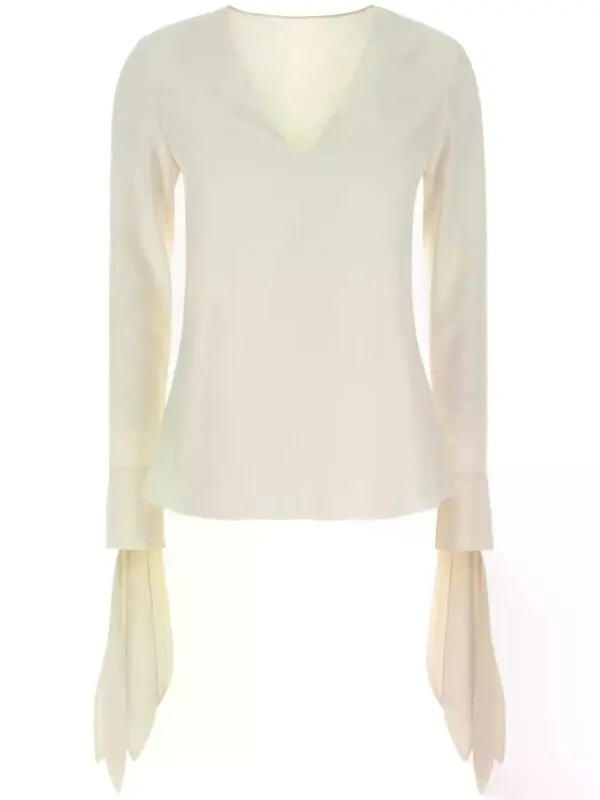 Givenchy Ruffle-detail Blouse - White