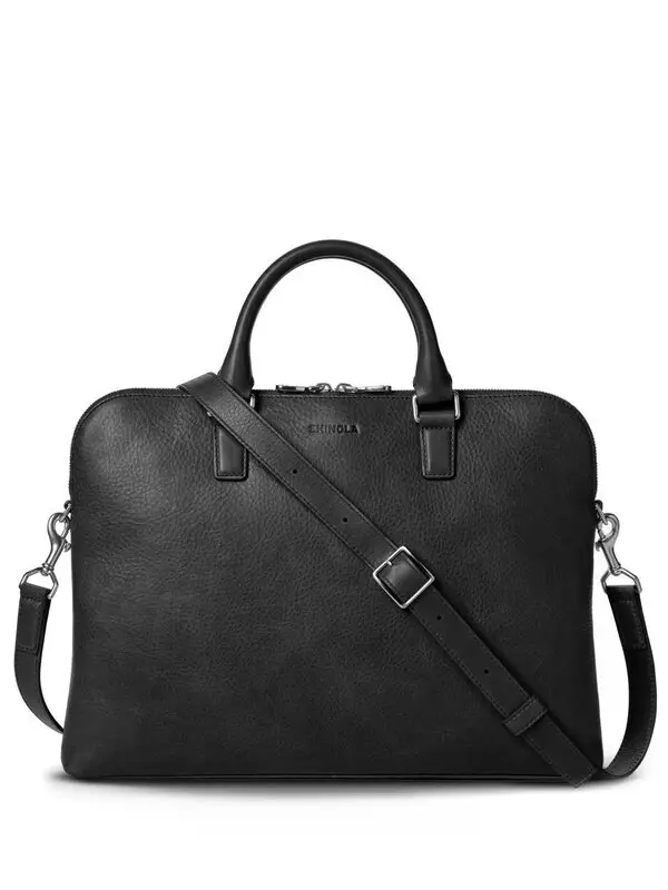 Shinola Leather Briefcase - Black