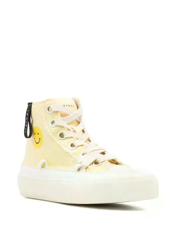 Inuikii Distressed Matilda High-top Sneakers