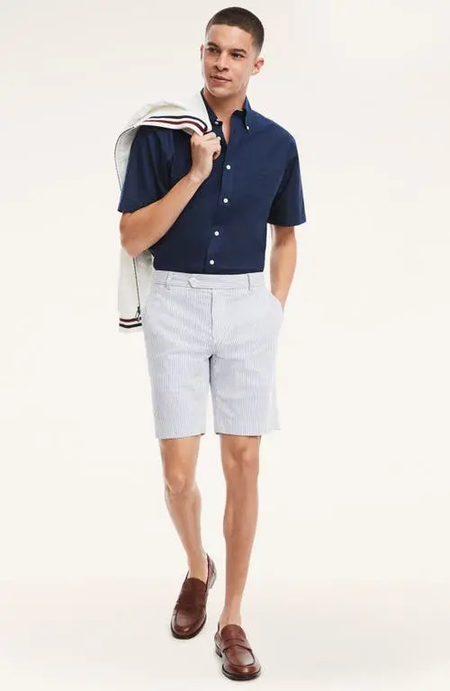 Brooks Brothers Seersucker Striped Shorts
