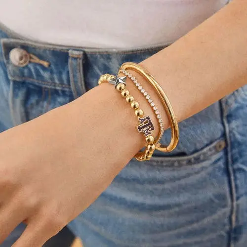 Baublebar Texas A&m Aggies Mixed Icon Pisa Bracelet