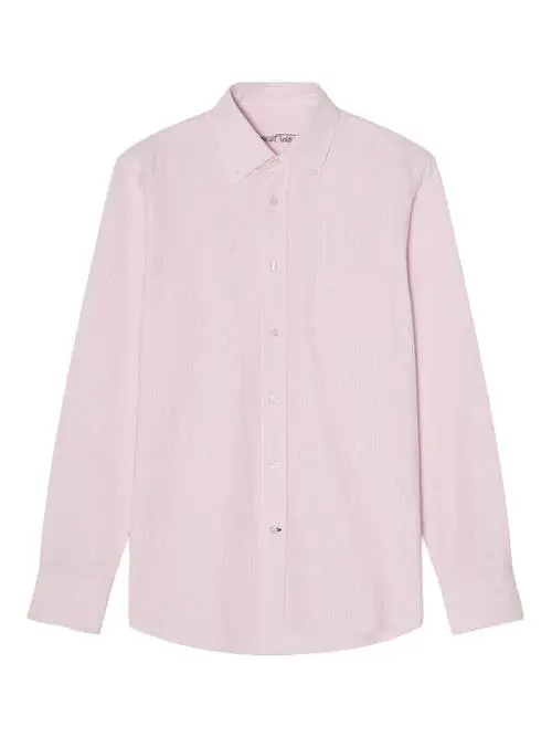 Robert Talbott Harrison Button Down Oxford Shirt - Pink Stripe