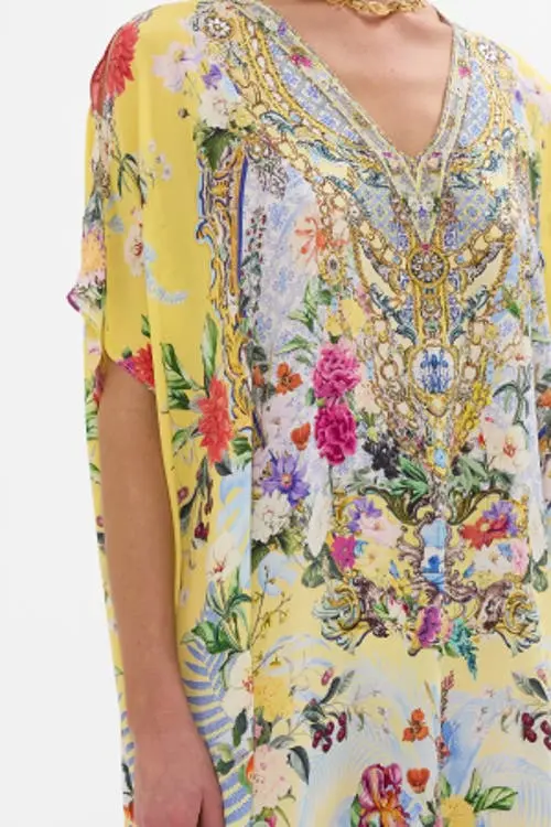 Camilla Slim Fit Kaftan With Split