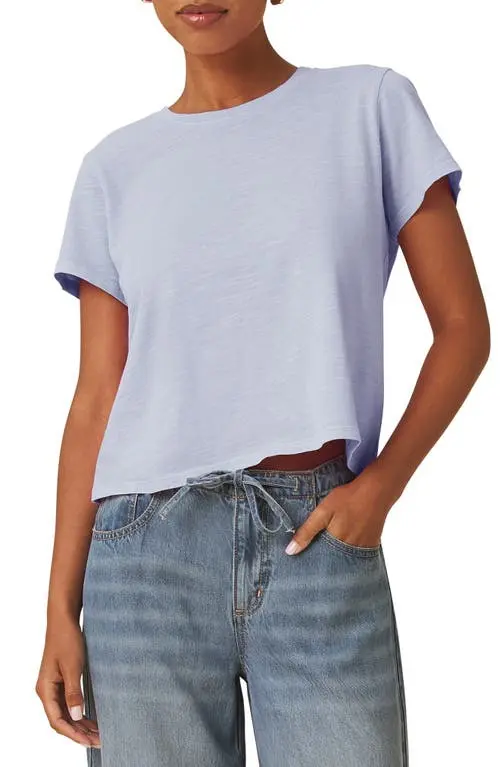 Splendid Louisa Short Sleeve T-shirt - Blue Mist