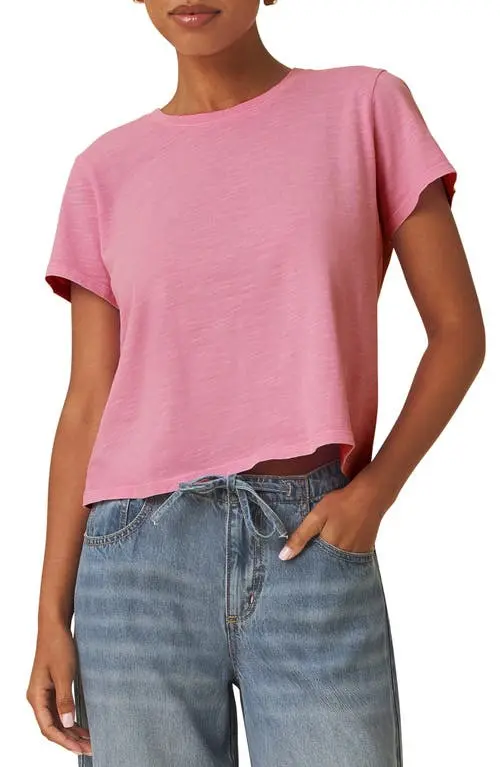 Splendid Louisa Short Sleeve T-shirt - Crushed Berry