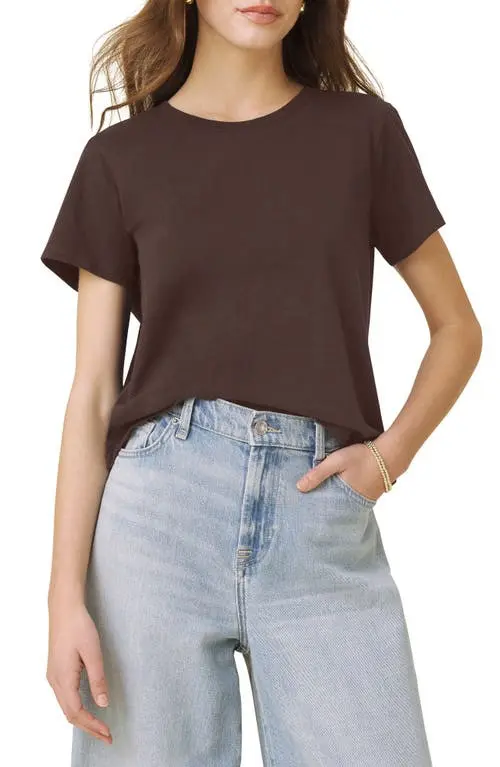 Splendid Louisa Short Sleeve T-shirt - Java Brown