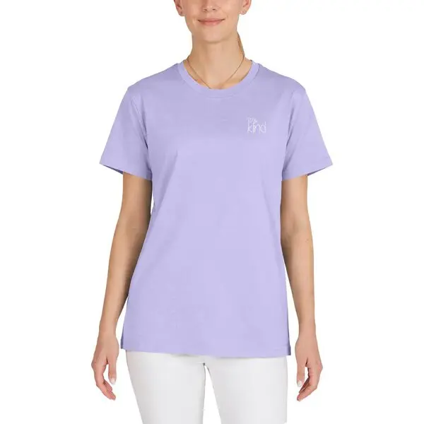 DALIX Relaxed Jersey Tee - Dark Lavender