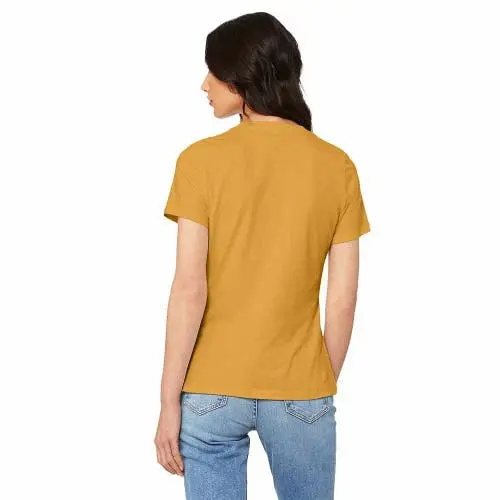 DALIX Relaxed Jersey Tee - Mustard
