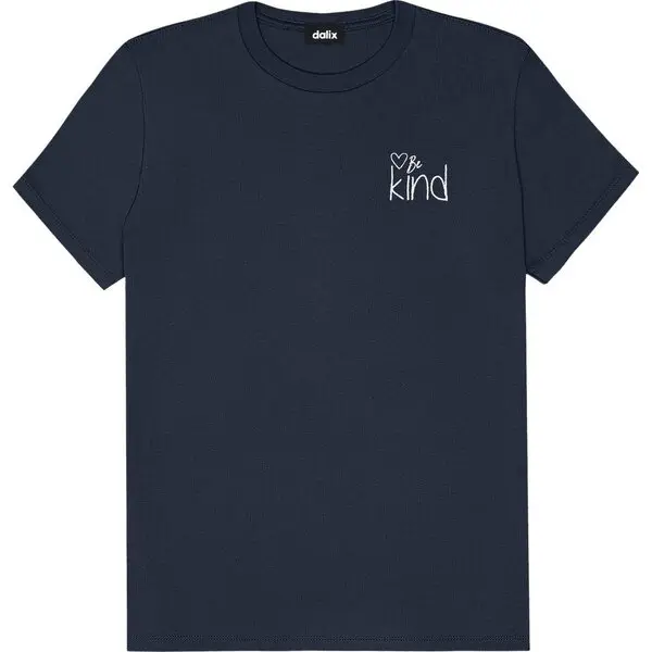 DALIX Relaxed Tee - Navy Blue