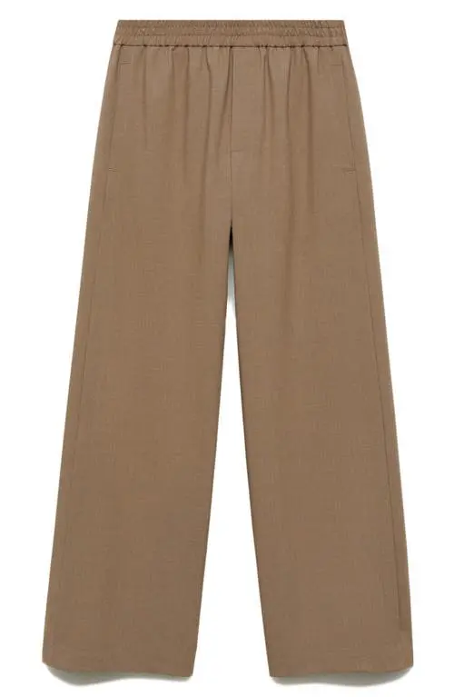 Mango Wide Leg Trousers