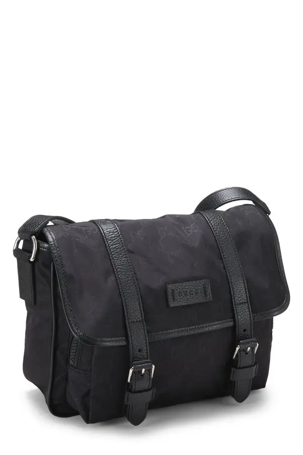 Gucci Buckle Flap Messenger Bag