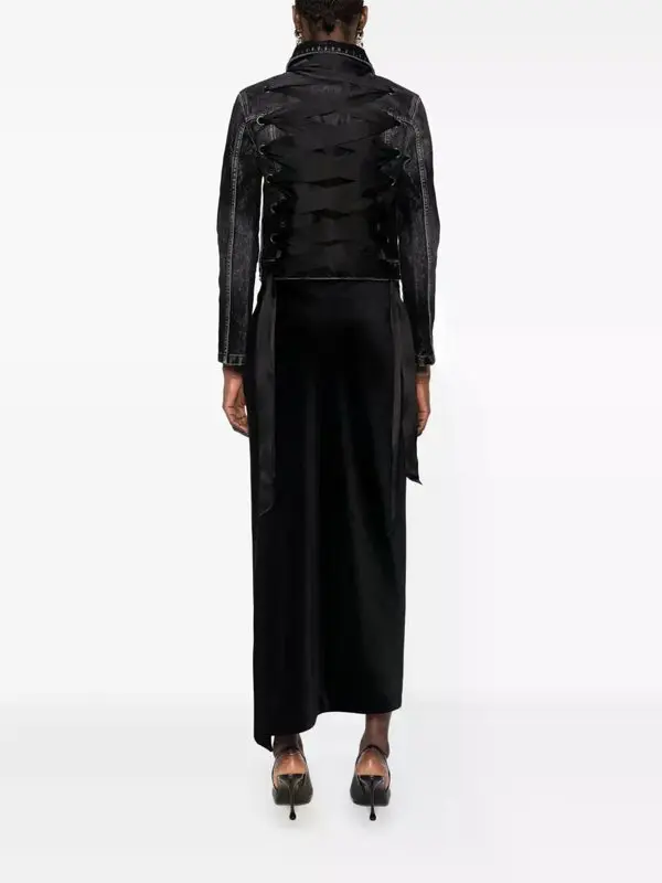 Balenciaga Lace-up Denim Jacket