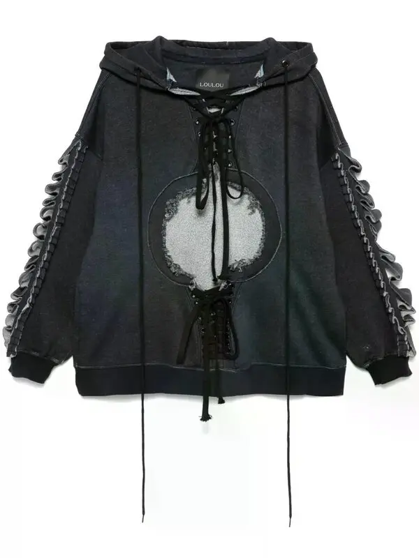 LOULOU Cut-out Hoodie