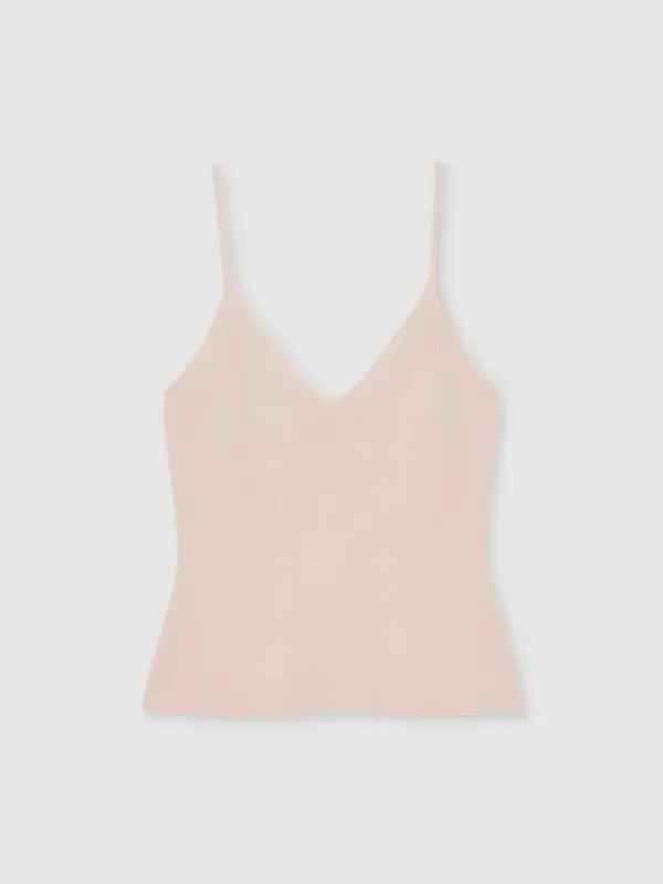 REISS Lucy Lyocell-blend Knitted Vest
