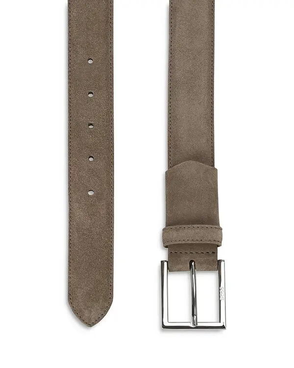 BOSS Leather Belt - Medium Beige