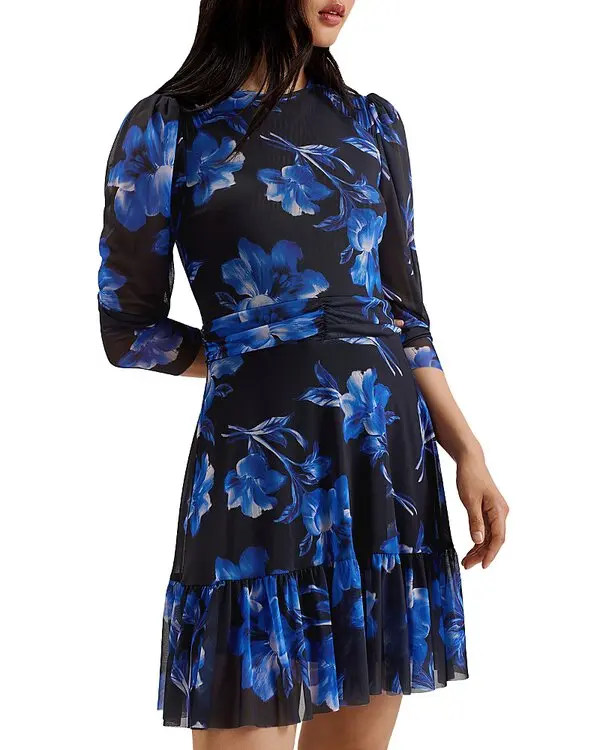 Ted Baker London Carmall Gathered Mini Dress