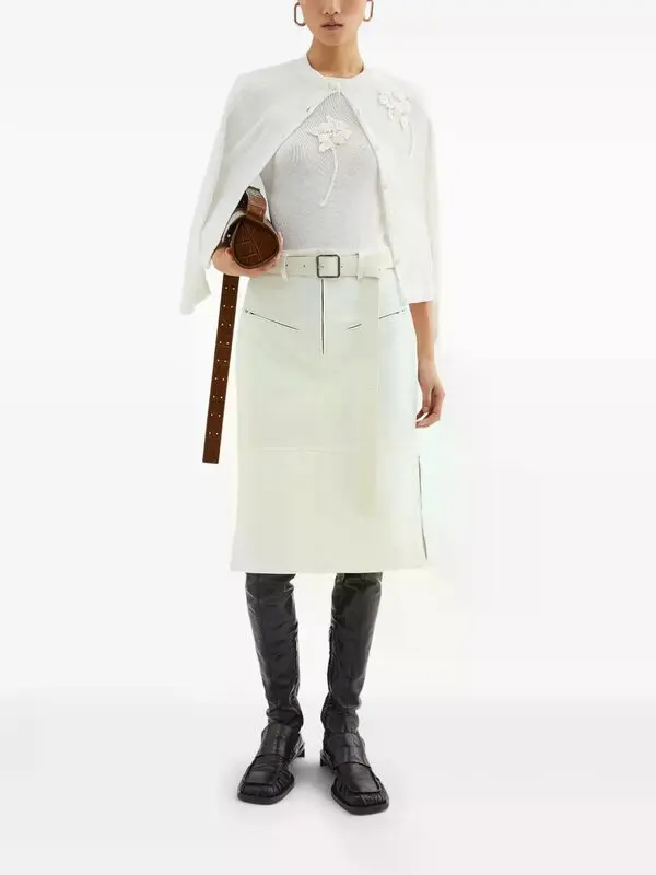 JIL SANDER Embroidered Cardigan
