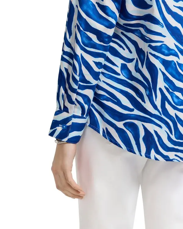 Foxcroft Zoey Tonal Zebra Shirt