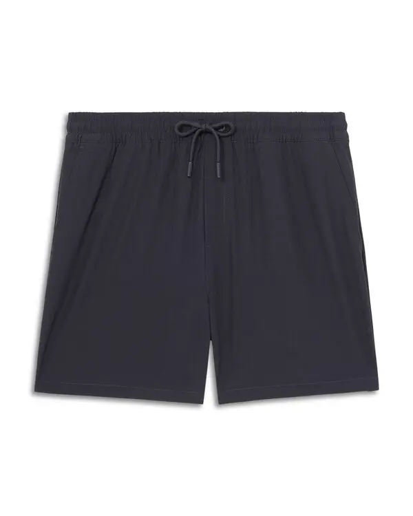 REISS Cliff Plain 4.9" Swim Shorts - Navy