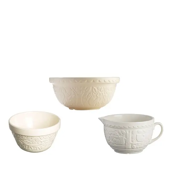 MASON CASH In The Forest Mixing, Measuring And All Purpose Bowl Set Of 3 - Cream