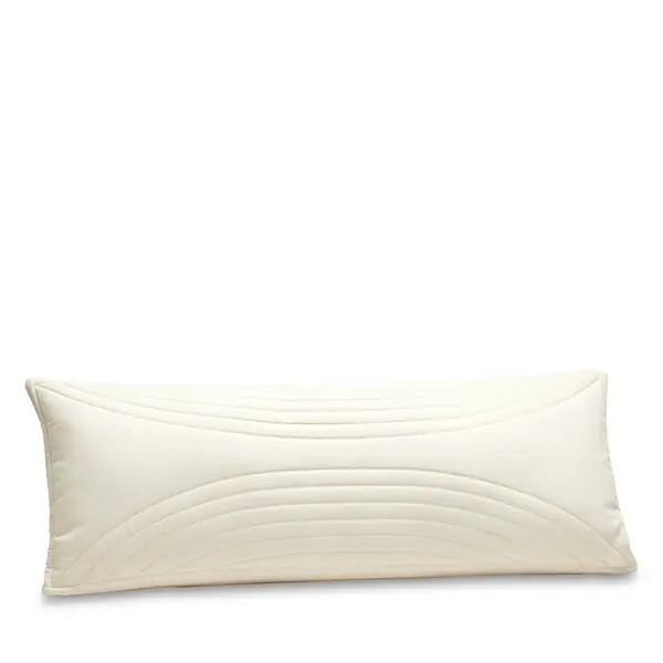 BOLL & BRANCH Signature Quilted Arch Decorative Lumbar Pillow With Insert - Cream