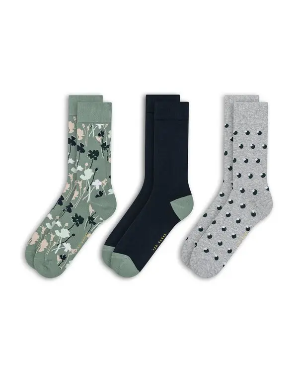 Ted Baker London Crew Socks Pack Of 3