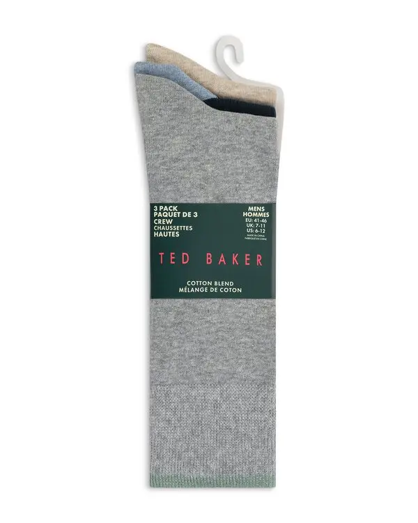 Ted Baker London Crew Socks Pack Of 3