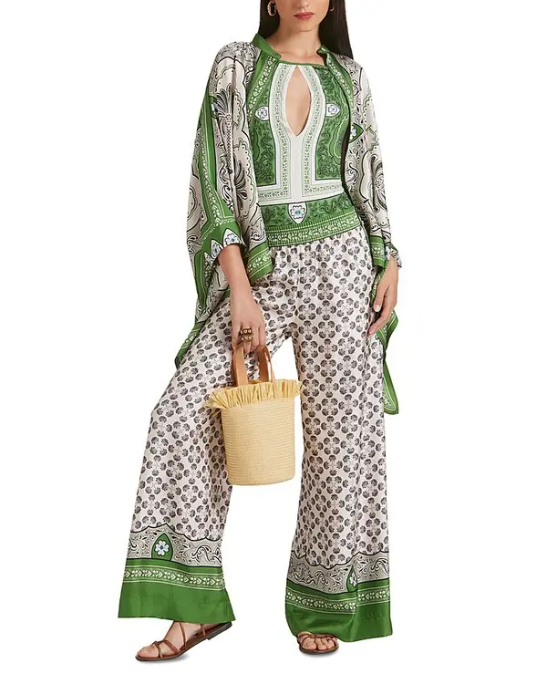 La DoubleJ Silk Palazzo Pants - Mirage Placee