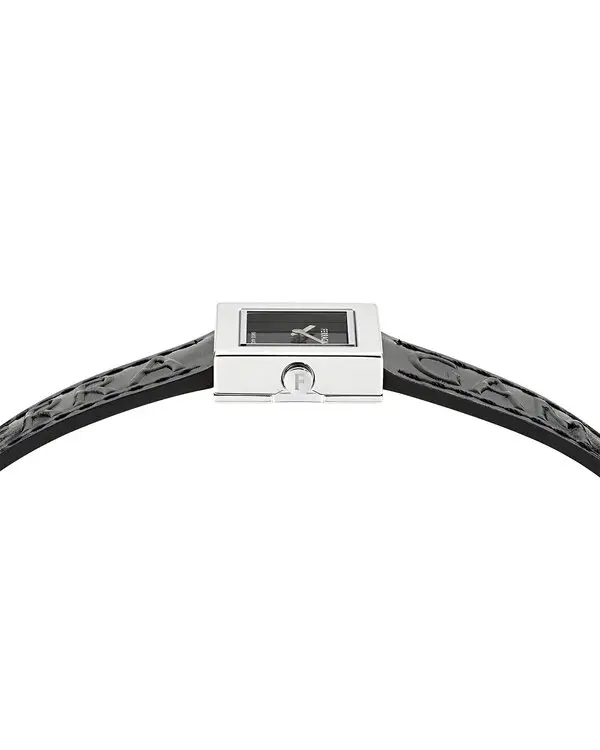 FERRAGAMO Portrait Watch, 20mm - Black/black