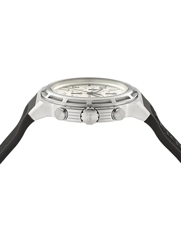 FERRAGAMO Sport Chronograph, 44mm - Silver/black