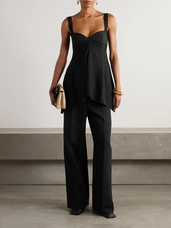 Carven Jersey Peplum Camisole