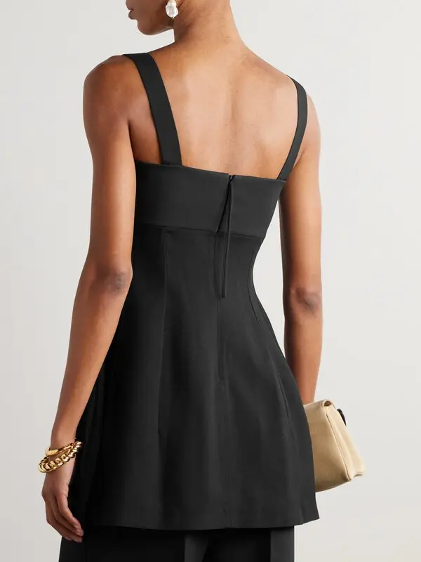 Carven Jersey Peplum Camisole