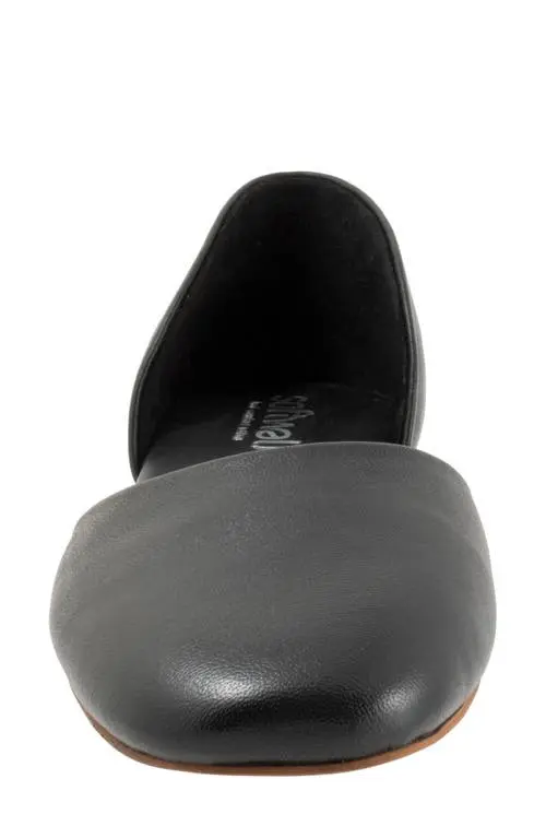 Softwalk Kamari D'orsay Flat - Black