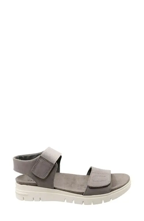 DAVID TATE Papaya Leather Slingback Sandal - Gray