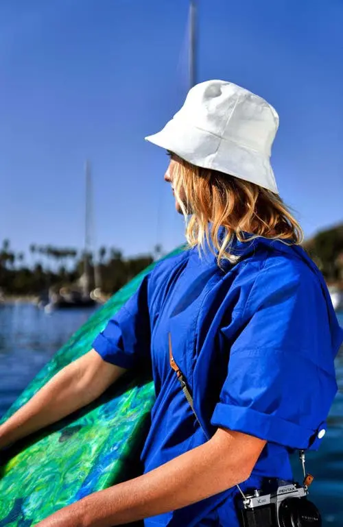 ANSEA Anorak Shirt - Blue