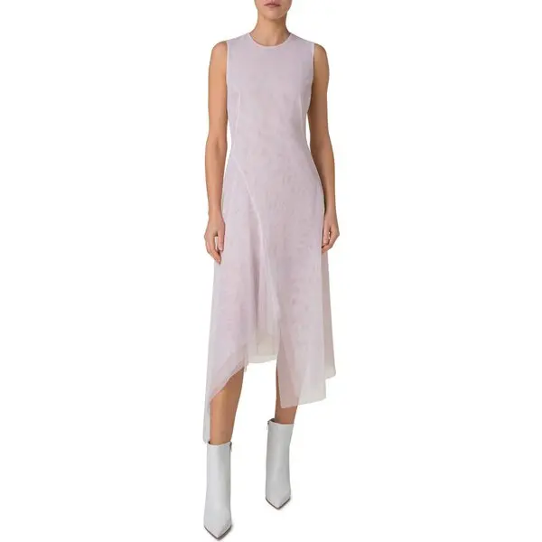 Akris Sleeveless Tulle Dress