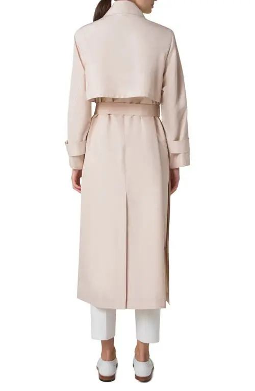 Akris Haider Silk Taffeta Trench Coat