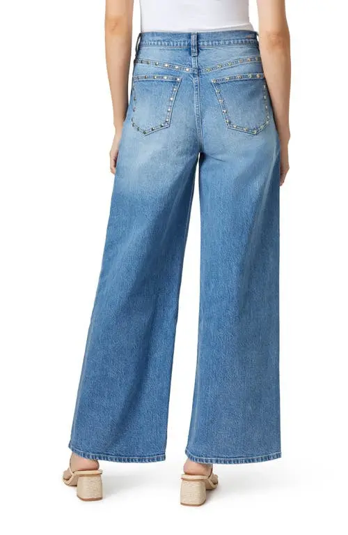 Habitual Studded High-rise Wide Leg Jeans