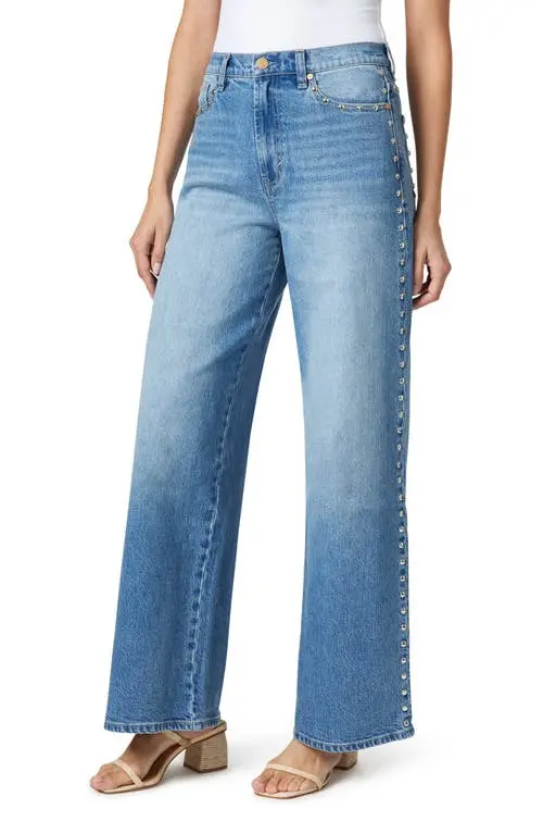 Habitual Studded High-rise Wide Leg Jeans